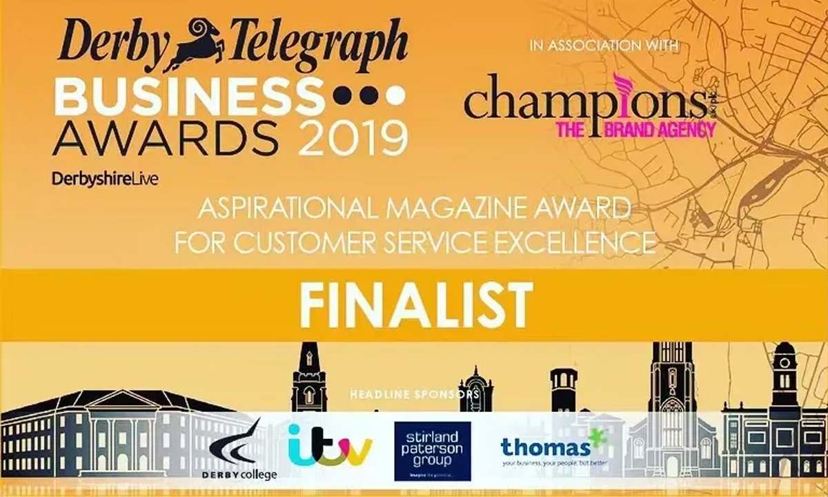 Derby Telegraph Business customer service award - Silver X Group